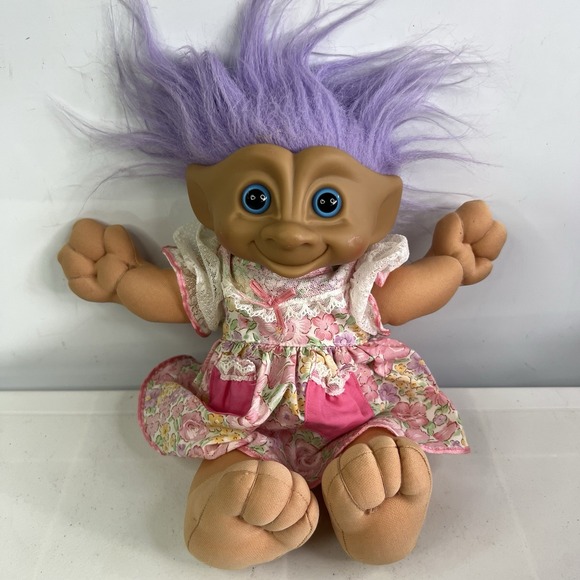 Ace Novelty | Toys | Vintage Ace 991 Treasure Trolls Plush Doll ...